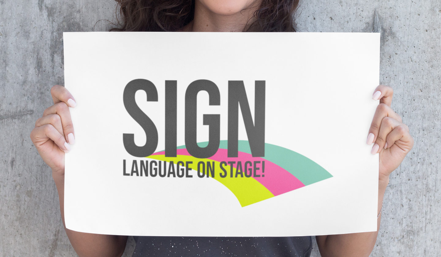 Neues Projekt: Sign Language on Stage — Taubenschlag