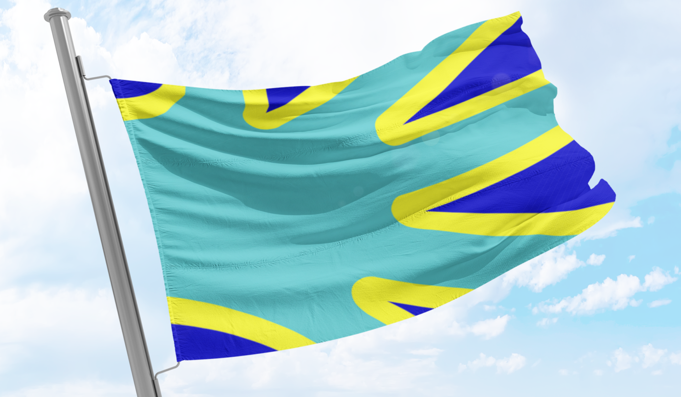 Arnaud Balard's flag design is now the official Deaf flag! — Taubenschlag